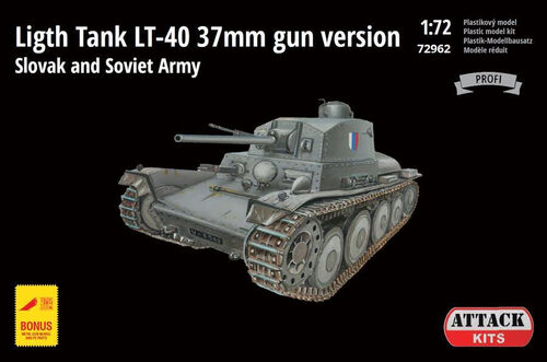 Attack 72962 Light Tank LT-40 37mm Gun Version - Slovak And Soviet Army