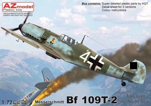 AZ-Model 7874 Messerschmitt Bf 109T-2 'Toni Over The North Sea'