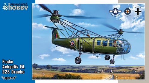 Special Hobby 48201 Focke Achgelis FA 223 Drache "Captured"