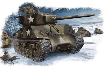 Hobby Boss 84805 U.S M4A3 (76W) TANK