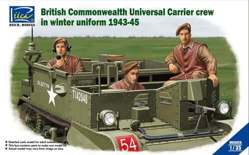 Riich.Models RV35028 British & Commonwealth Universal Carrier crew in winter uniform 1943-1945