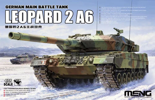 Meng Model TS055 Leopard 2A6 - German Main Battle Tank
