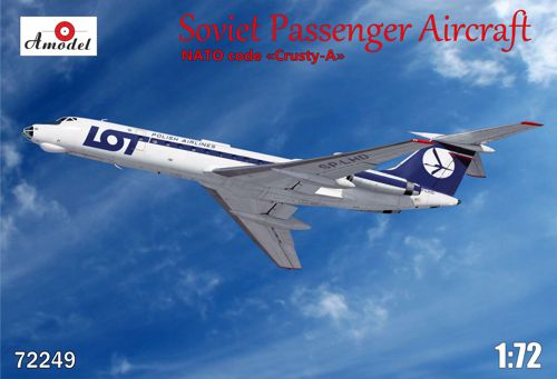 A-Model 72249 Soviet passenger aircraft Tu-134 Crusty-A