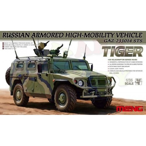 Meng Model VS003 GAZ-233014 Sts Tiger