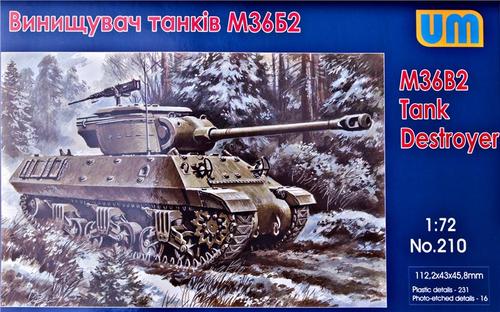 Unimodels 210 American M36B2 Tank destroyer