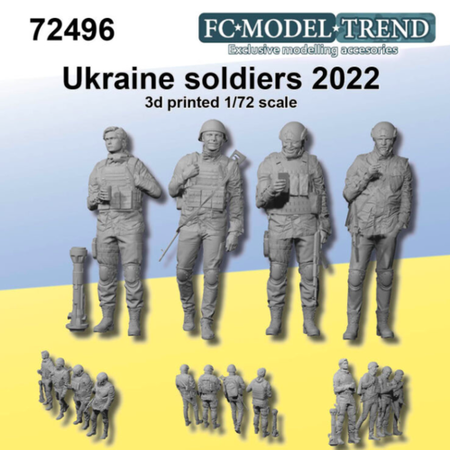FC ModelTrend 72496 Ukrainian soldiers 2022