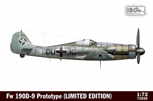 IBG 72558 Fw 190D-9 Prototype (LIMITED EDITION - include additional 3d printed parts)