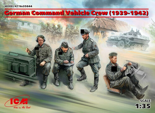 ICM 35644 German Command Vehicle Crew (1939-1942) (4 figures)