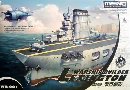 Meng Model WB001 Warship builder Aircraft carrier Lexington