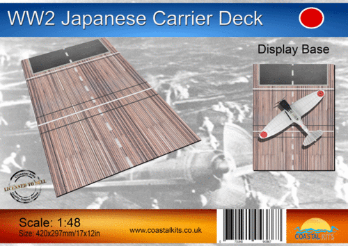 Coastal kits S119-48 1:48 WW2 Japanese Carrier Deck 420 x 297mm