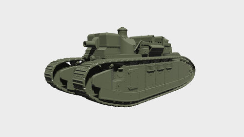 EMP3D 72011734 Superciężki czołg Char 2c (FCM)