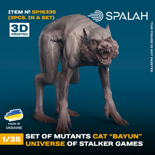 Spalah 16335 Set Of Mutants Cat 'Bayun' Universe Of STALKER Games (3pcs)