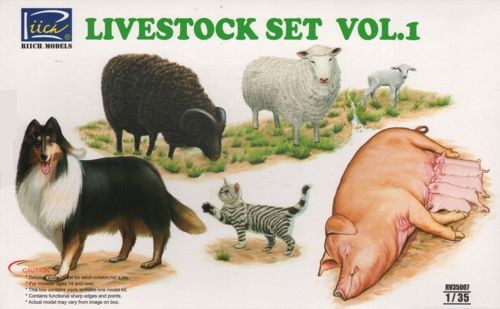 Riich.Models RV35007 Livestock Set Vol.1