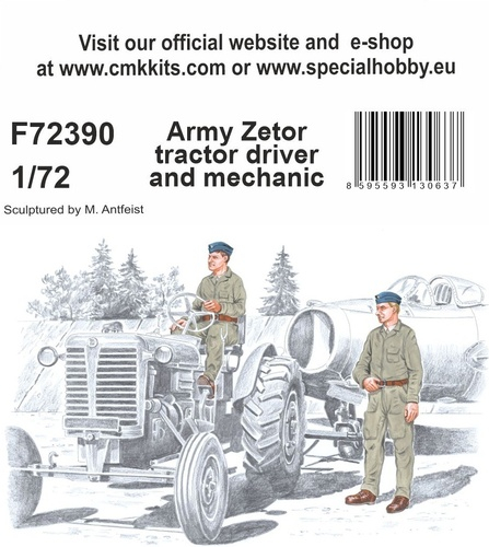 CMK F72390 Army Zetor Tractor Driver And Mechanic