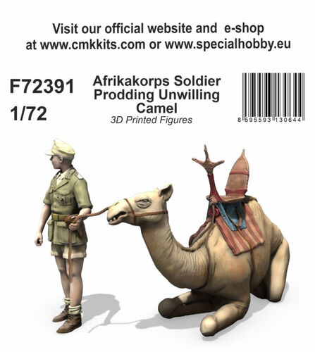 CMK F72391 Afrikakorps Soldier Prodding Unwilling Camel