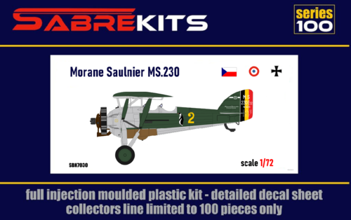 DISCONTINUED Sabre Kits 7030 Morane Saulnier MS.230