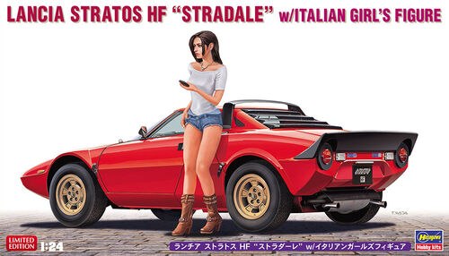 Hasegawa 20543 Lancia Stratos HF "Stradale" w/Italian Girl's Figure