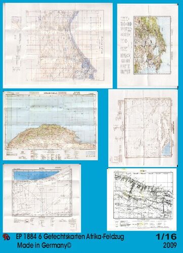 Peddinghaus-Decals 1884 6 Battle Maps Africa