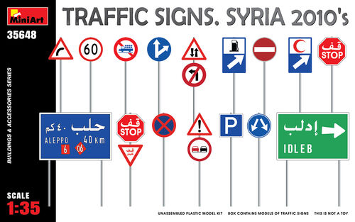 MiniArt 35648 Traffic Signs. Syria 2010's