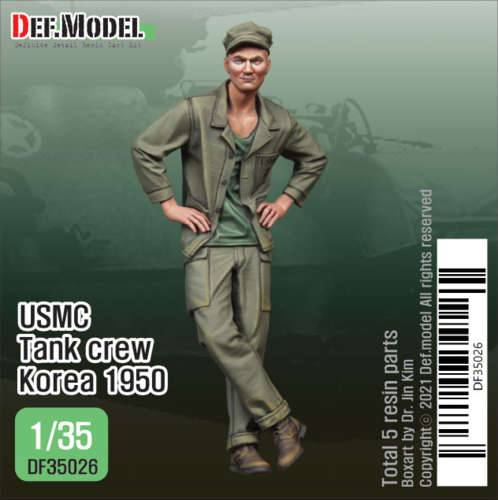 DEF Model DF35026 USMC Tank crew Korea 1950