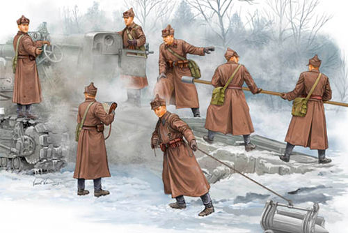 Trumpeter 00427 Soviet B-4 Artillery Crew