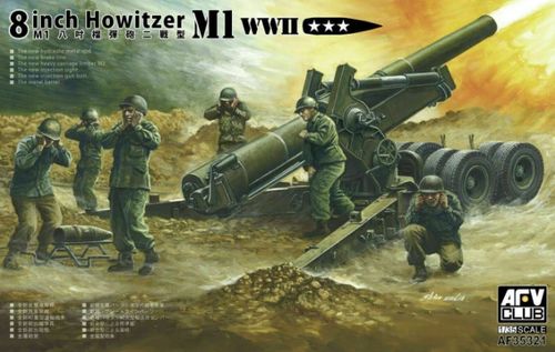 AFV Club 35321 8 Inch Howitzer M1
