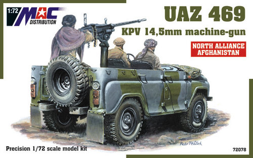 MAC 72078 UAZ 469 KPV 14,5mm gun Afg.