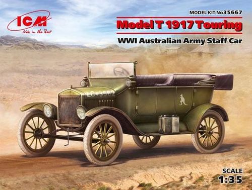 ICM 35667 Model T 1917 Touring WWI Australian Army Staff Car