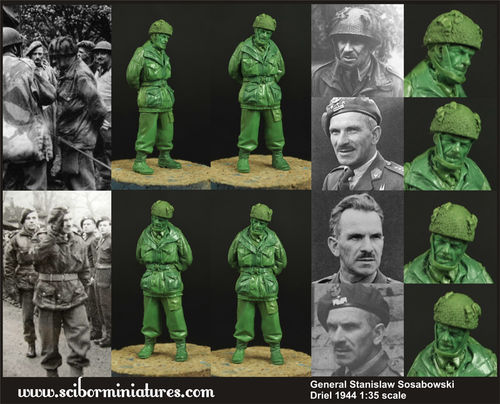 Scibor Monstrous Miniatures 35HM0009 General Stanislaw Sosabowski 1944