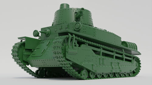 EMP3D 72011923 Czołg średni - Typ 89A I-Go Ko - zamknięty właz