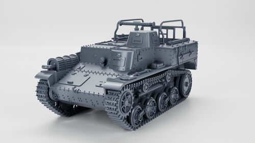 EMP3D 72011931 Pojazd obserwacyjny artylerii Type 100 Te-Re - zamknięty właz