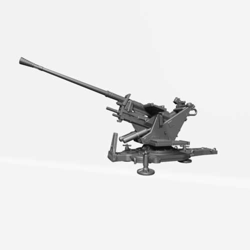 EMP3D 72011290 Armata przeciwlotnicza 3,7cm Flak 37 - pozycja bojowa
