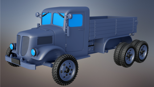 EMP3D 72011435 Średnia ciężarówka 6x6 Tatra 92