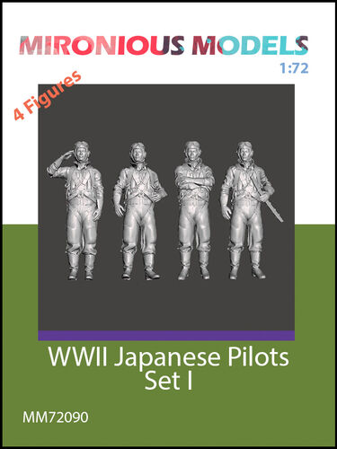 Mironious Models 72090 WWII Japanese Pilots Set I