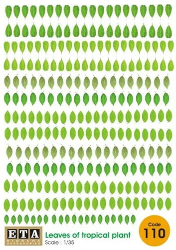 ETA DIORAMA ACCESSORIES 110 Leaves of Tropical Plant