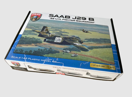 Pilot Replicas 48A004 Saab J-29 B 'Tunnan' in 22nd U.N Fighter Squadron Service