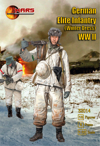 Mars 32014 German WWII Elite Troops in winter dress