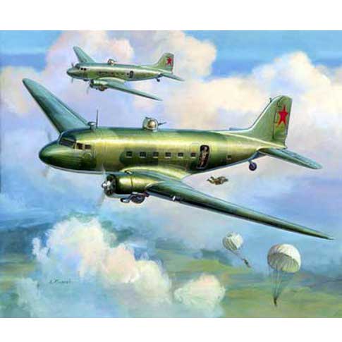Zvezda 6140 Li-2 Soviet transport plane