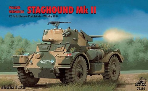 RPM 72310 Staghound Mark II (12 Pułk Ułanów Podolskich, Włochy 1944)