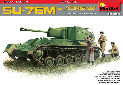 MiniArt 35262 Su-76M w/crew Special Edition