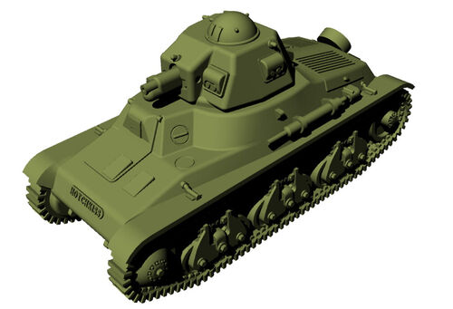 EMP3D 72011712 Czołg średni Hotchkiss H-35 - zamknięte włazy