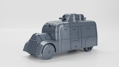 EMP3D 72011434 Samochód pancerny Skoda Fiat Torino