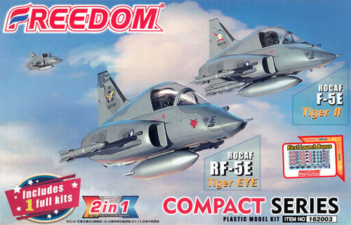 Freedom Model Kits 162003 ROCAF RF-5E / F-5E Tiger II (2in1 Kit / Compact Series)