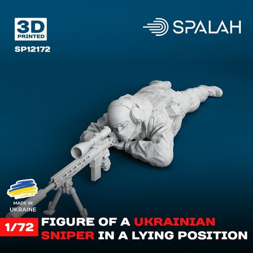 Spalah 12172 Ukrainian Sniper in a Lying Position (1 Figure / 3D-Printed)