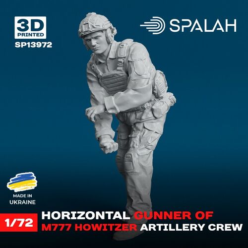 Spalah 13972 Horizontal Gunner of M777 Howitzer (1 Figure / 3D-Printed)