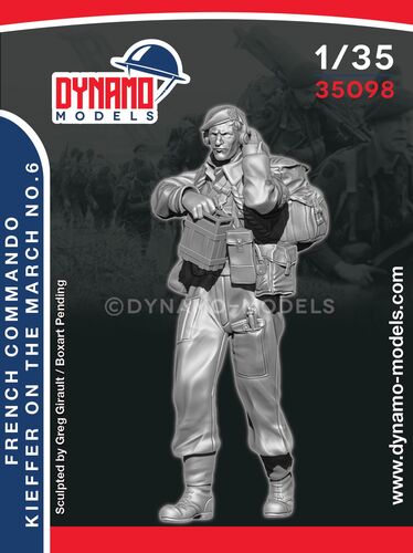 Dynamo-Models 35098 French Commando Kieffer On The March No.6