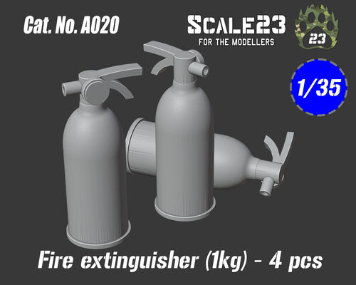 Scale23 35-A020 Gaśnica (1kg - 4 szt.)