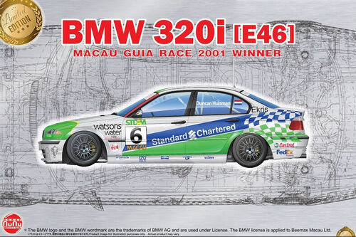Nunu Model Kit PN24041 BMW 320i E46 Touring Macau 2001 Winner