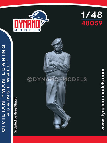 Dynamo-Models 48059 Civilian 'Man Leaning Against Wall'
