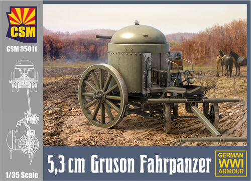 Copper State Models 35011 5,3cm Gruson Fahrpanzer